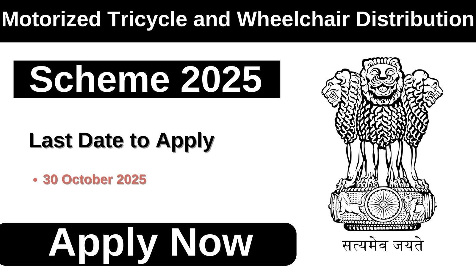 Free Motorized Tricycle and Wheelchair Distribution Scheme 2025 ...